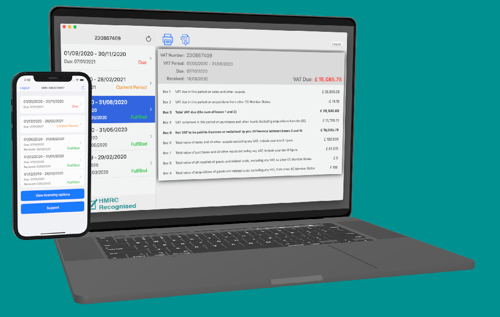 VAT Making Tax Digital for MacOS and iOS